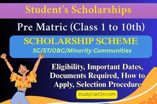 Post-Matric Scholarship Scheme 2025–26 | Check Eligibility, Dates